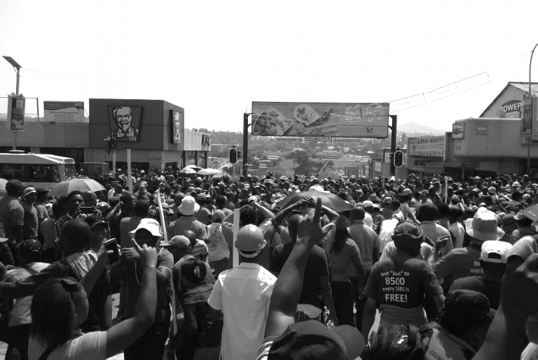 Swaziland workers occupy the streets in a historic strike against ...