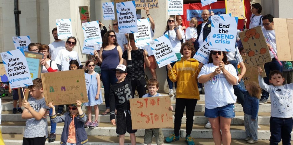 Thousands protest in UK demanding more funds for special education ...