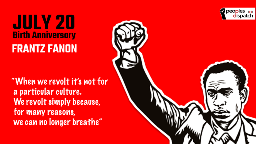 Birth anniversary of revolutionary political philosopher Frantz Fanon ...