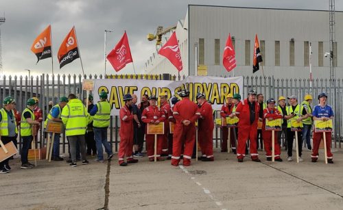 Irish workers intensify struggle to save jobs at the Harland and Wolff ...