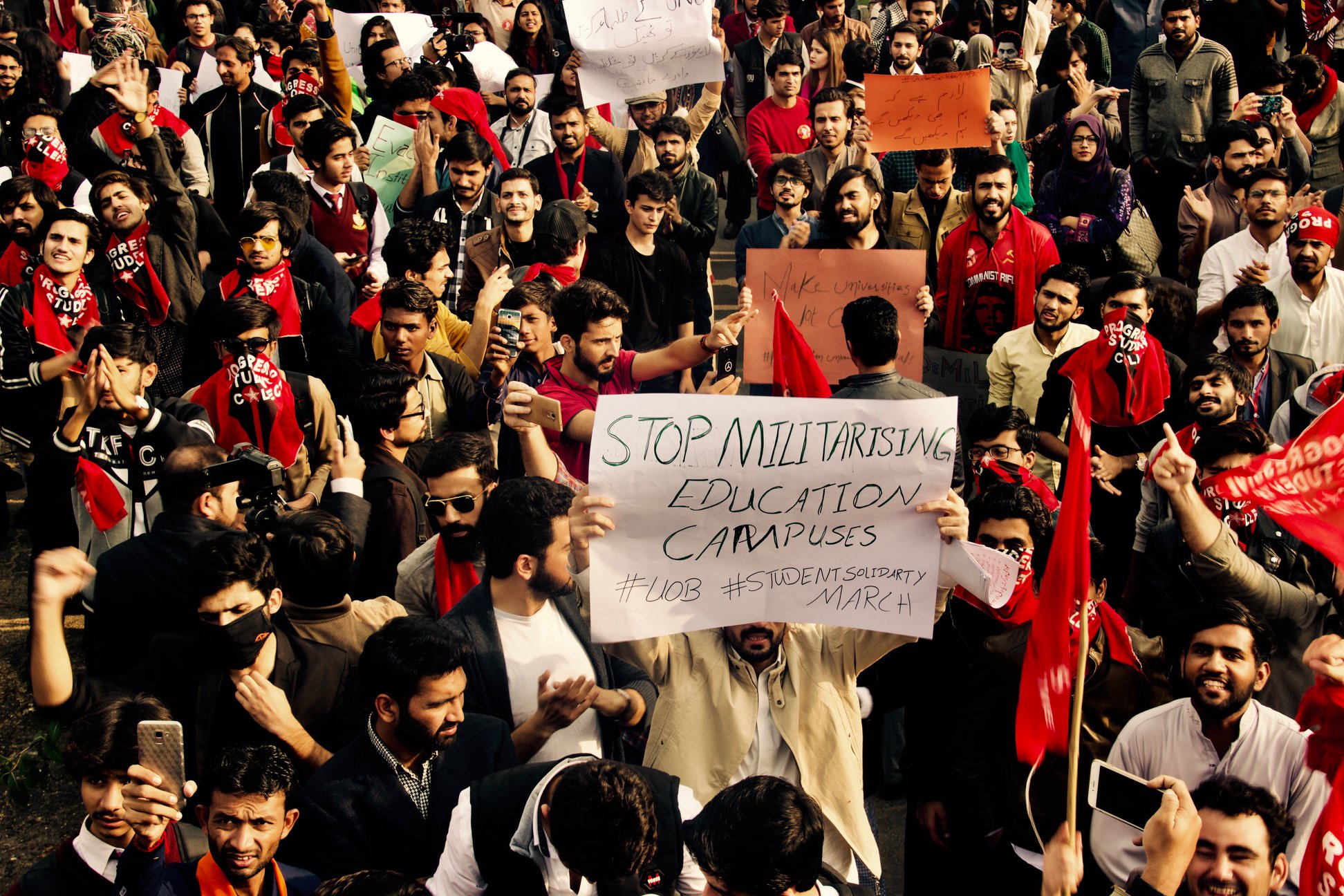 ‘The desire for revolution is in our hearts’: historic students’ march ...