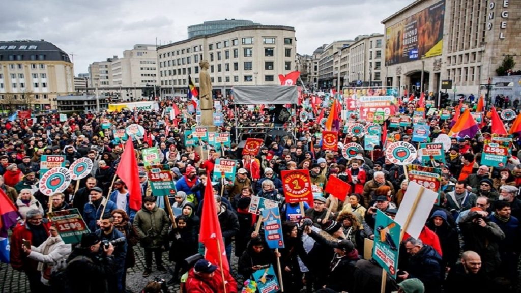 Tens of thousands ‘march in anger’ in Brussels : Peoples Dispatch