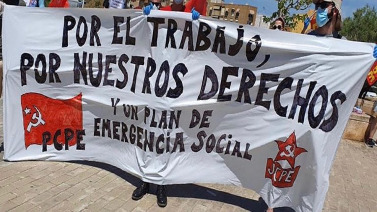 Working class demonstrates in Spain for a social emergency plan ...
