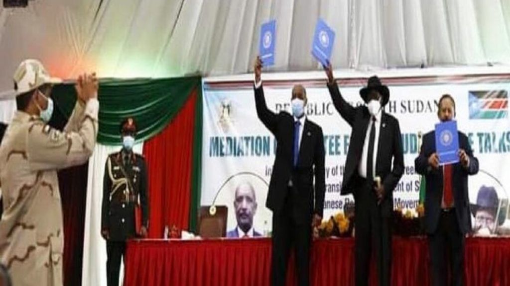 Sudanese transitional govt. and rebel groups sign peace deal : Peoples ...