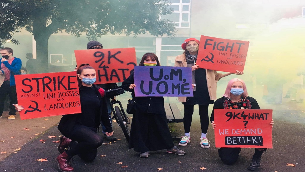 Manchester university students win rent cuts after month-long protest ...