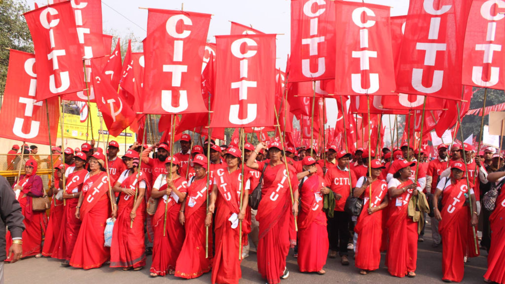Workers across India strike in solidarity with farmers, against labor ...