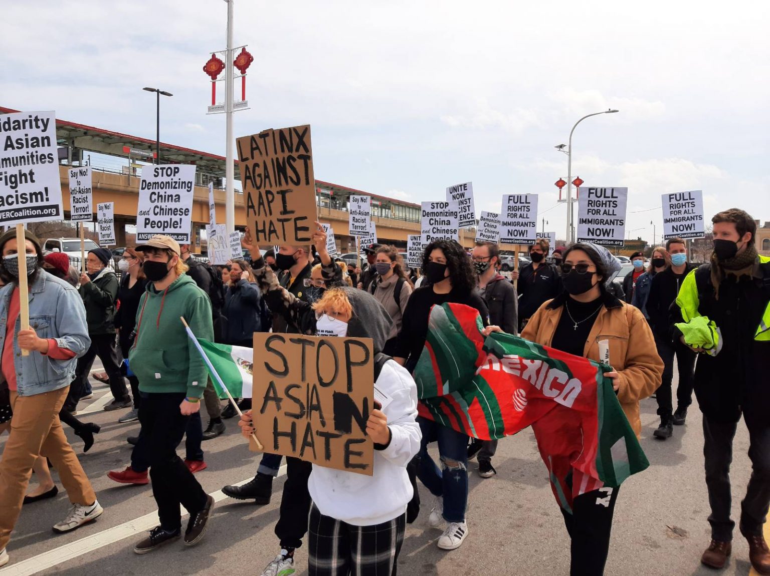 Actions in 60 cities in solidarity with Asian community against racism ...