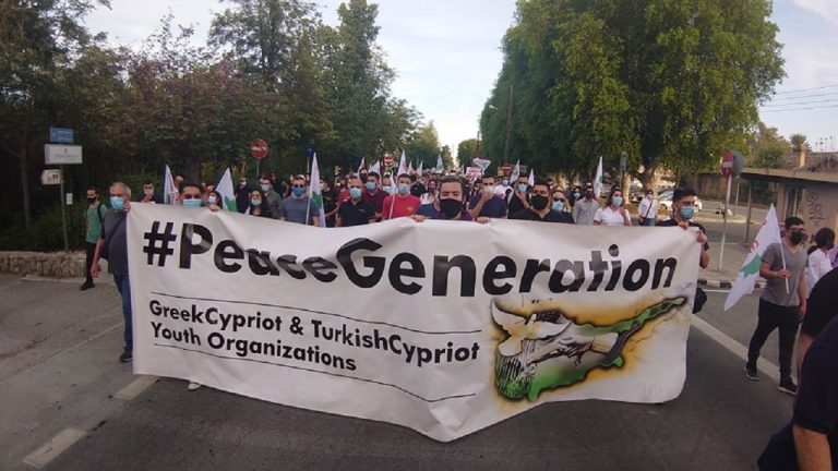 Ahead of UN-mediated talks, Cypriot groups rally for a peaceful ...