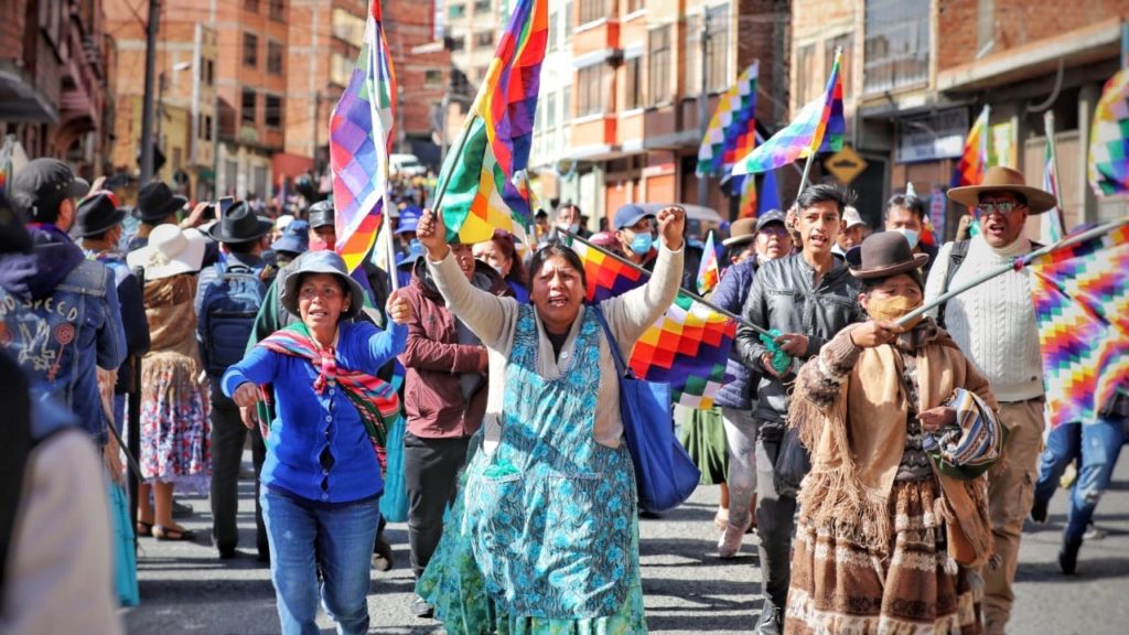 Over one million Bolivians mobilize in support of President Luis Arce’s ...