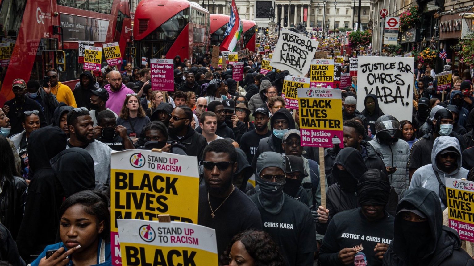 Massive protests take place in London over police killing of young ...