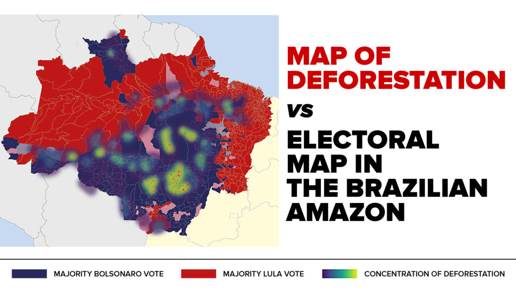 Map shows the alliance between Bolsonaro and environmental crime in the ...