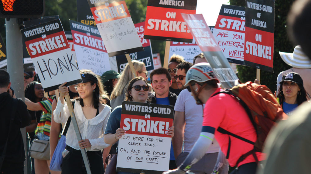 Hollywood writers are joining the fight for stable jobs : Peoples Dispatch