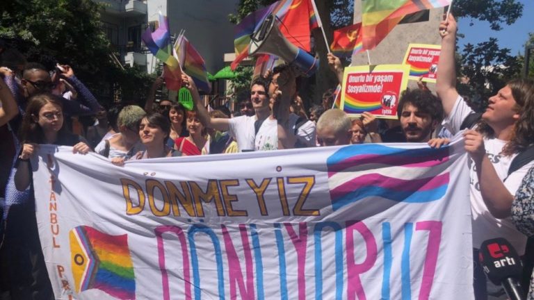 Turkish Lgbtq Activists Celebrating Istanbul Pride Week Face Government