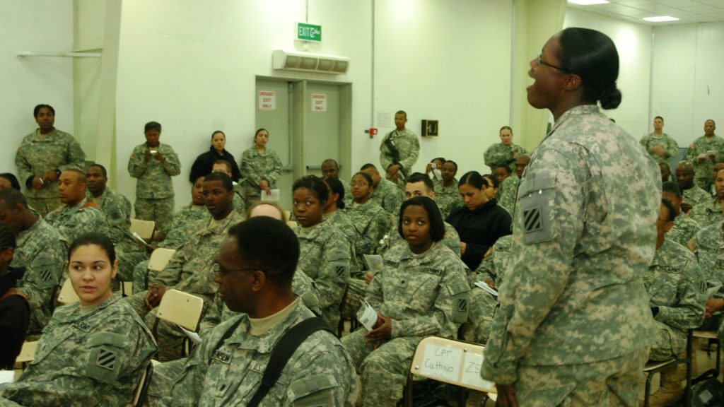 Affirmative action is upheld in military academies. Why might ...