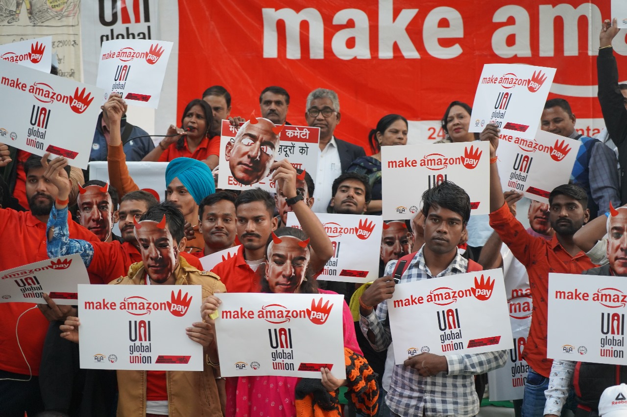 Workers hold protests and strikes on global day of action to “Make ...