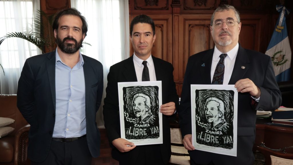 Even as president, Guatemala’s new leader continues to face attacks ...