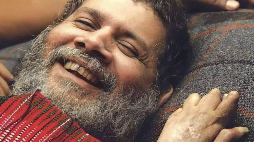 Death was closer to him than life, yet he faced it with a smile ...