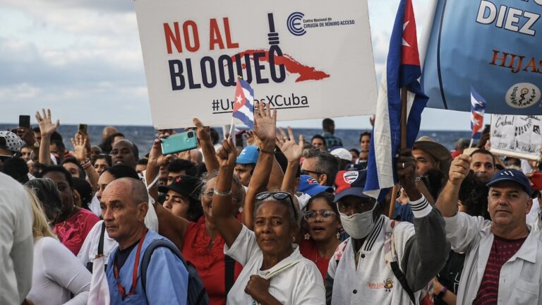 Cubans march against the US blockade : Peoples Dispatch