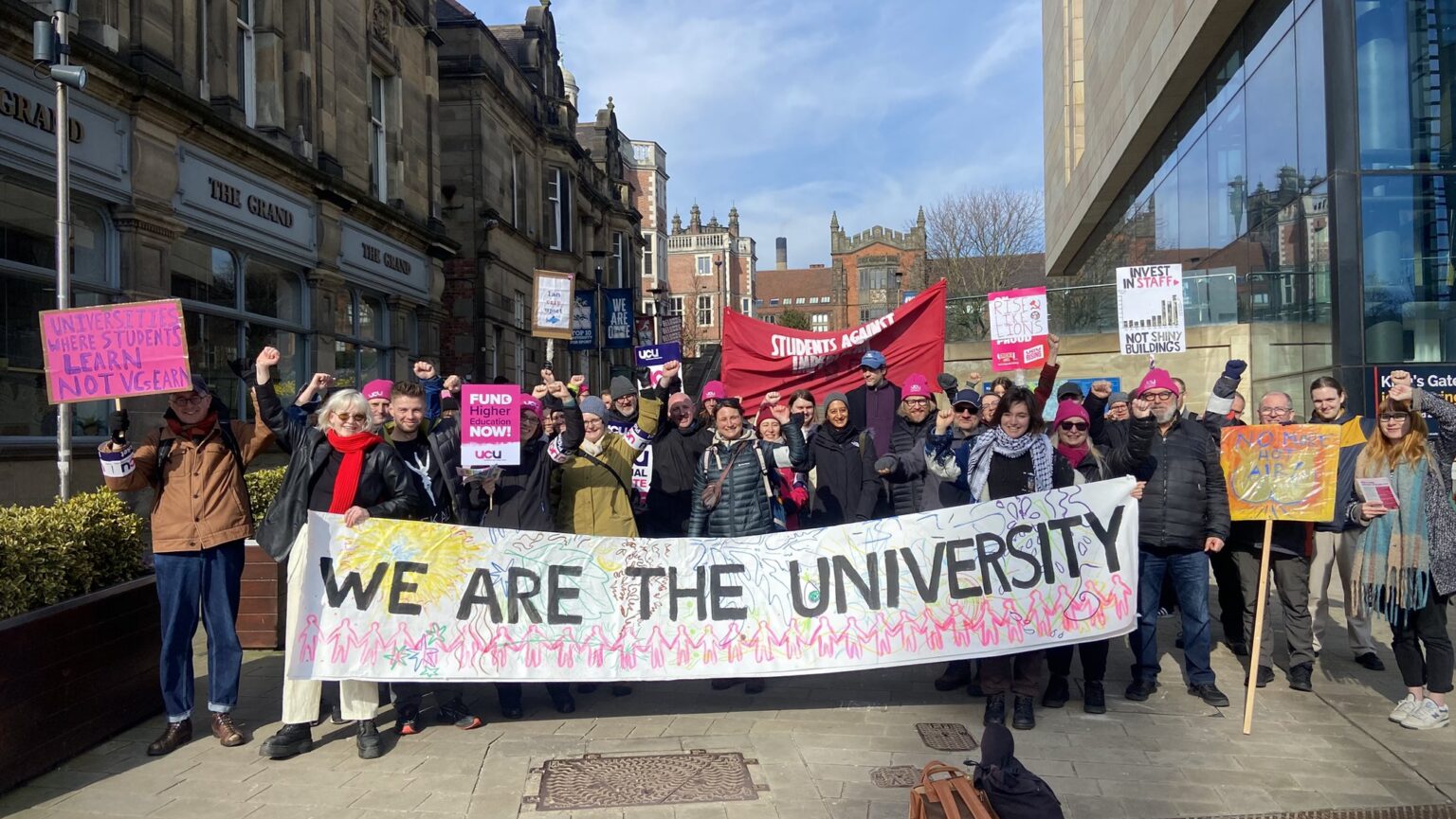 Newcastle University strike highlights crisis in UK higher education ...