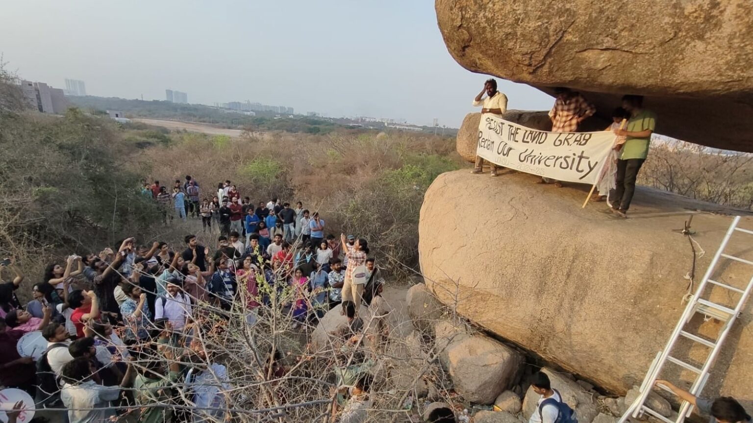 Why is the state sending bulldozers and police to an Indian university ...