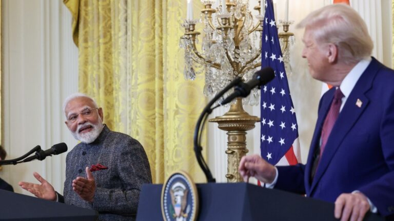 Indian opposition questions Modi’s silence over Trump’s steep tariffs ...