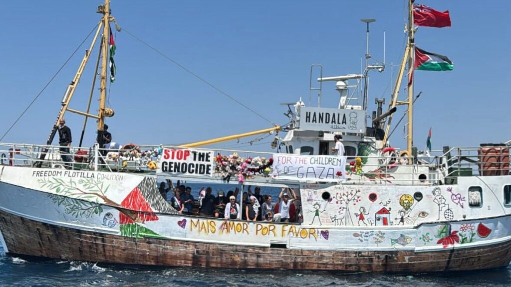 "Handala" sets sail for the children of Gaza : Peoples Dispatch
