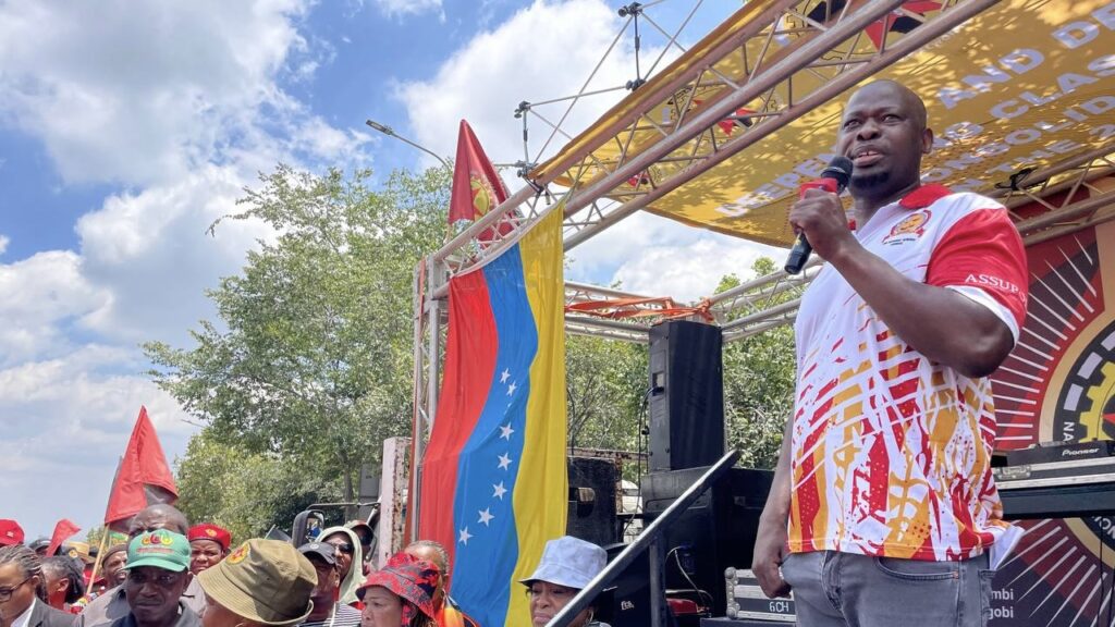 "It is Venezuela today. It will be South Africa tomorrow," warns its ...