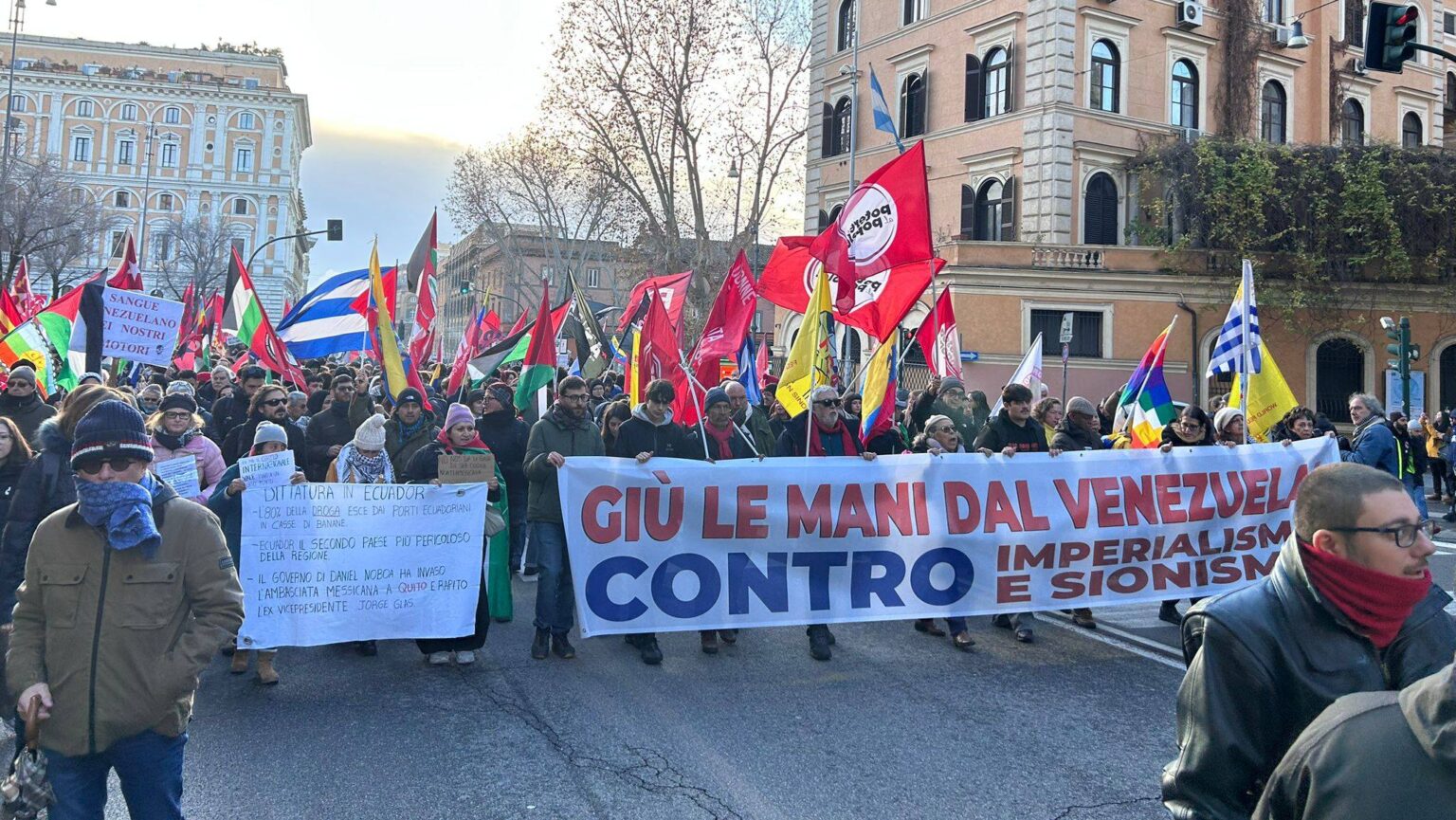 Protests take place across Italy to show solidarity with Venezuela ...